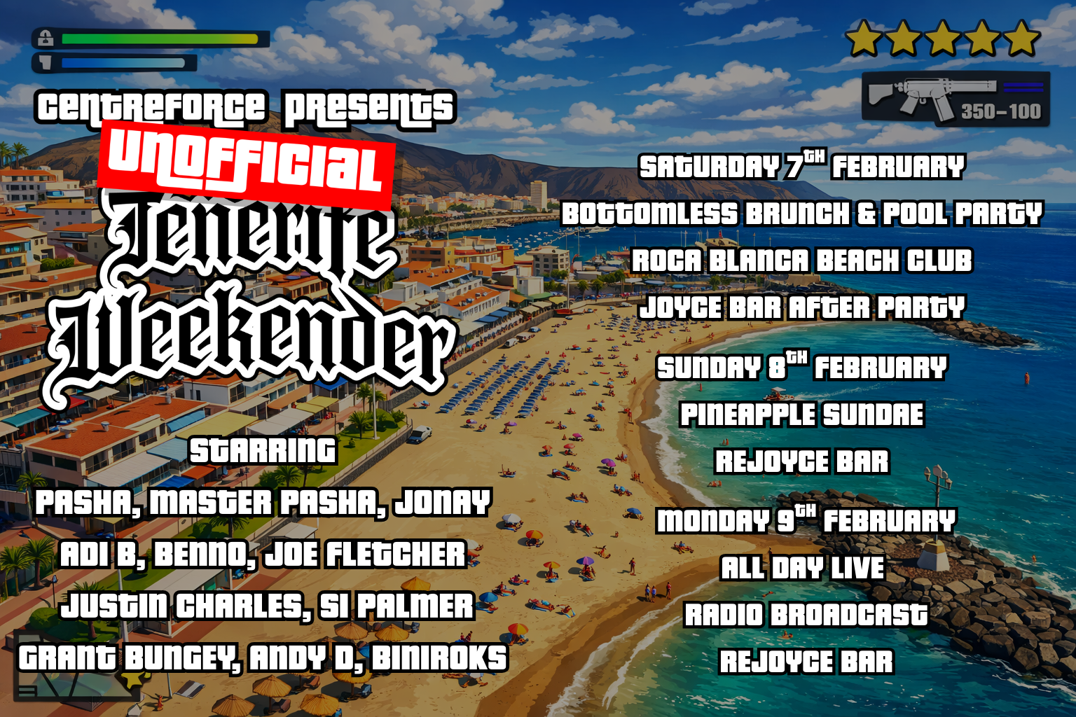 Tenerife Unofficial Weekender – Centreforce Canarias